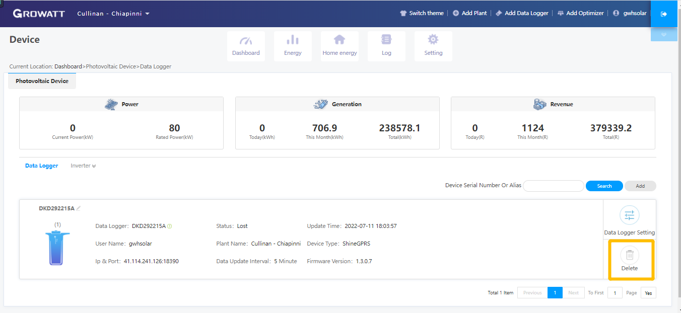 How to solve Datalogger already existed issue – amosplanet